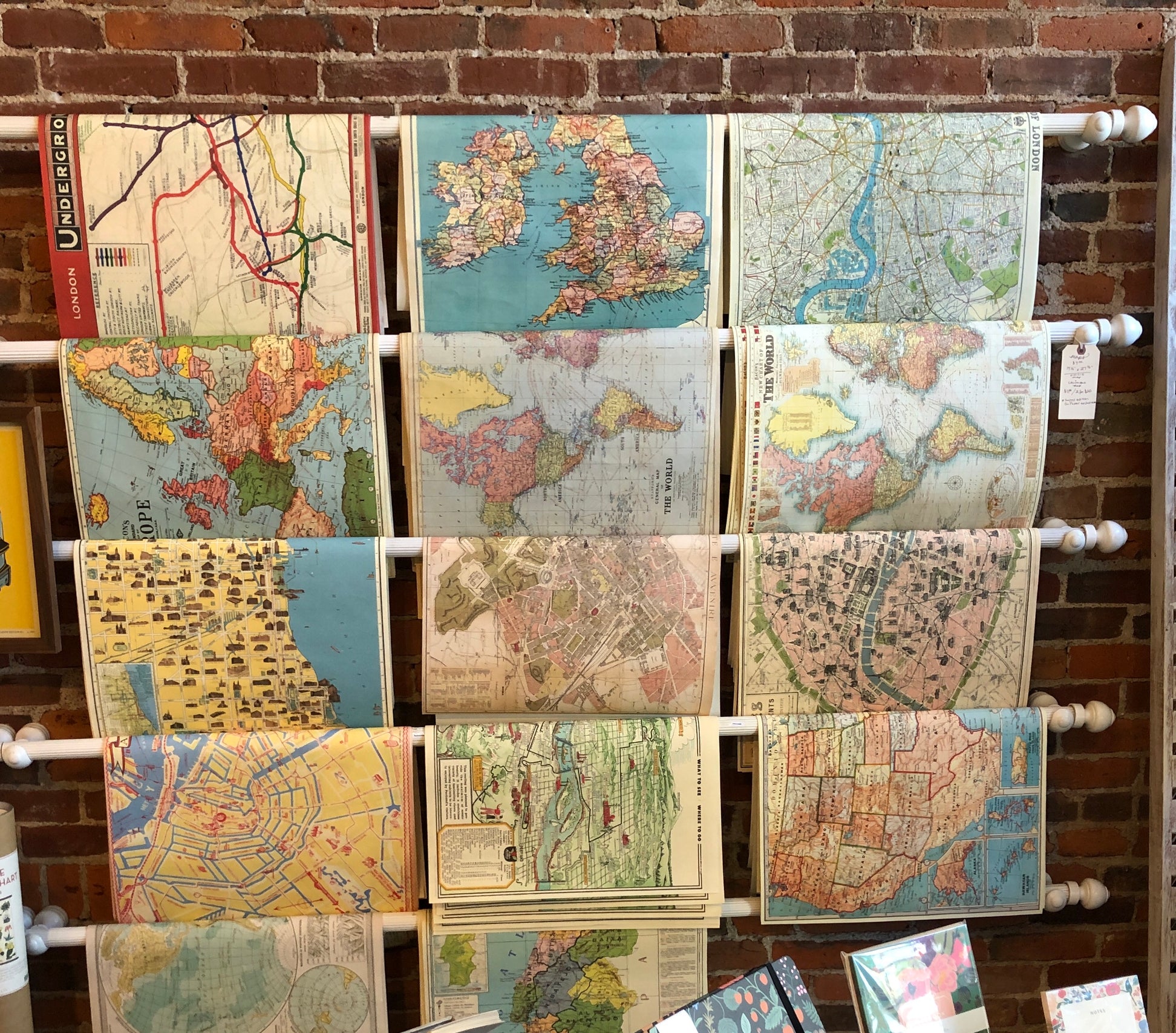 Vintage Style Maps + Prints – On Paper